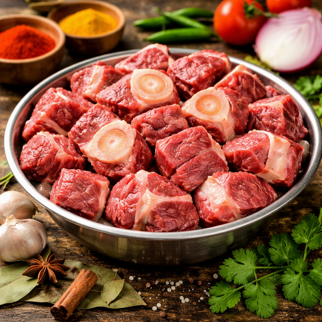 Fresh Beef With Bone 500g in Bangalore | Buy Online – The Beef Shop
