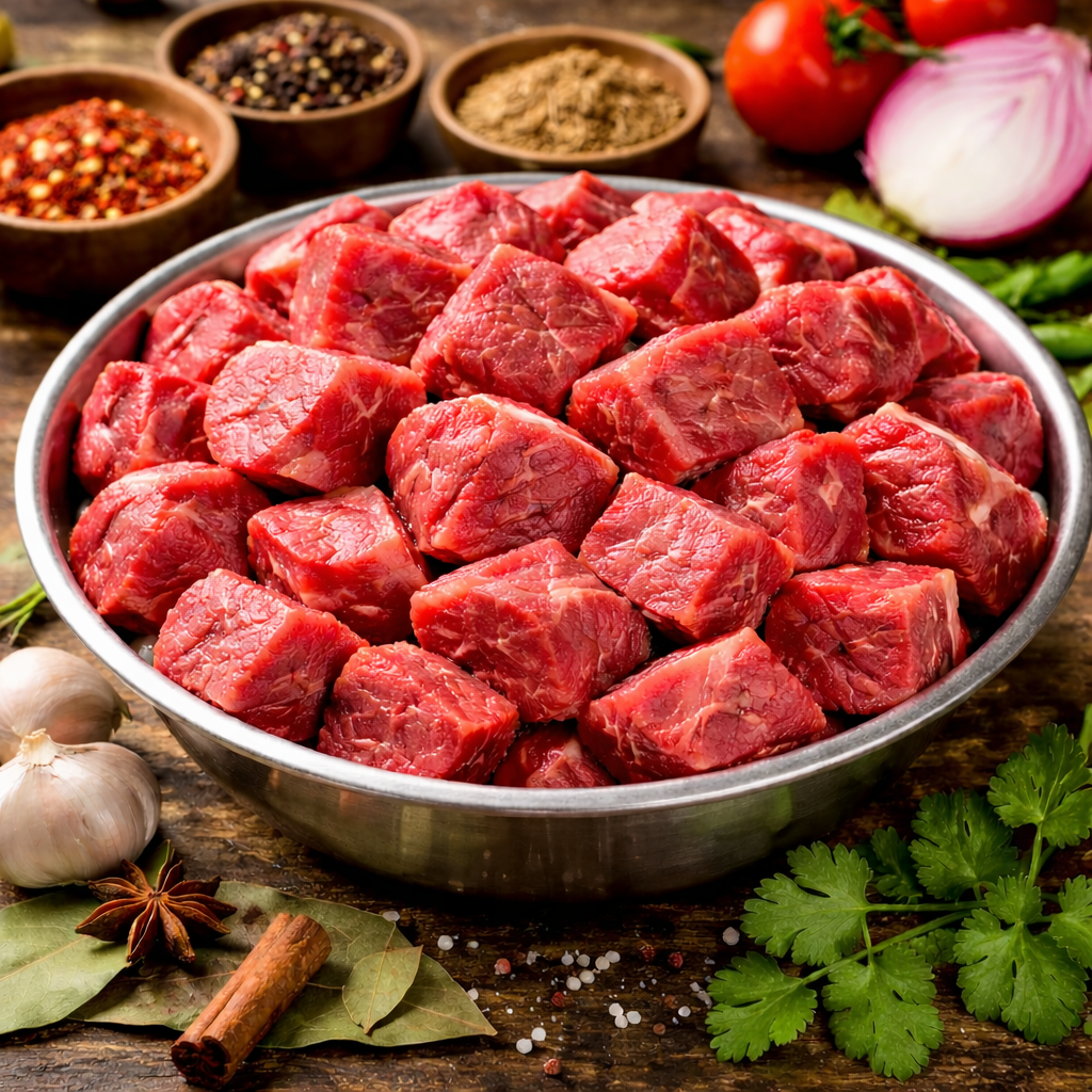 Fresh Beef Boneless 500g in Bangalore | Order Online – The Beef Shop